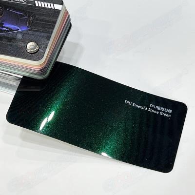 China TPU Emerald Stone Green Emerald Green TPU Color Paint Protection Film for sale