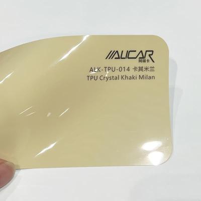 China khaki TPU Color PPF 60”×50ft Candy Red Wrap Film 7mil Anti-Scratch High-Gloss Shield for sale