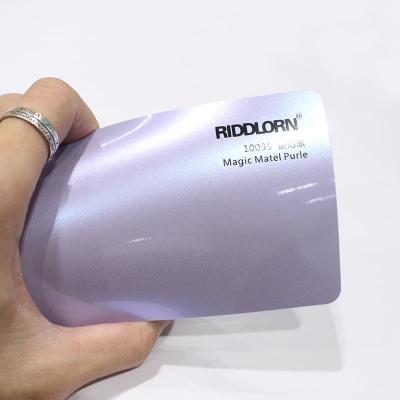 China Purple Diamond Color TPU Car Paint Protection Film Shiny Colors Car TPU Vinyl Film for sale