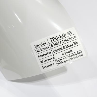 China 8.5mil TPU XDI Super Anti-Yellowing Self Healing Clear Car Paint Protection Film for sale