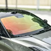 China GOODCARWAY Yellow-Green Chameleon Window Film 19% VLT All Vehicle Windows Applicable for sale