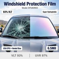China EPU80RED Burst-Proof Car windshiled  PPF, Impact-Resistant Red Car Protection Film for sale
