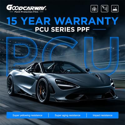China PCU Series Paint Protection Film 7.5/8.5/10mil Self-Healing Hydrolysis Resistant Car Clear PPF Factory OEM for sale
