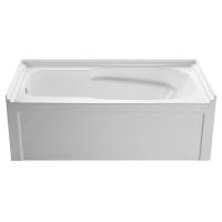 China Sanitary Grade Skirted Freestanding Tub , JND-AT1584 White Skirt Bathtub for sale