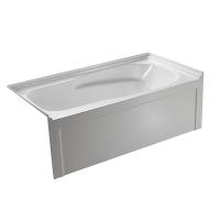 China Sanitary Grade Skirted Freestanding Tub , JND-AT1584 White Skirt Bathtub for sale