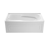 China PMMA Acrylic Skirt Bathtub White Without Drainer CUPC MG-DT1582 for sale