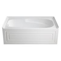 China Corner Tub Freestanding Bath With Skirt JND-AT1582 Alkali Free Sanitary Grade for sale