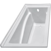 China Acrylic White Skirt Bathtub Without Drainer High Gloss JND-EC1584 for sale