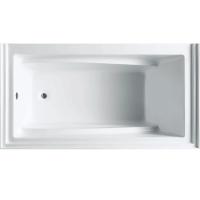 China Acrylic White Skirt Bathtub Without Drainer High Gloss JND-EC1584 for sale