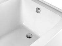 China High Gloss Acrylic Skirt Bathtub JNDAPR-DT2582 Alkali Free Pure Sanitary Grade for sale