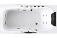 China Massage Bathtub Acrylic Whirlpool Massage M1575-L (L/R optional) for sale