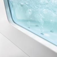 China LED Light Acrylic Massage Bathtub Sanitary Grade M1781-D 1700×800×600mm for sale