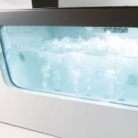 China LED Light Acrylic Massage Bathtub Sanitary Grade M1781-D 1700×800×600mm for sale