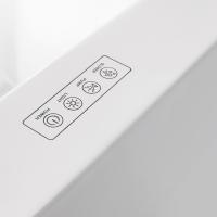 China LED Light Acrylic Massage Bathtub Sanitary Grade M1781-D 1700×800×600mm for sale