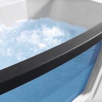 China Acrylic Whirlpool Massage Bathtub M1783 High Gloss Pure Sanitary Grade for sale
