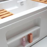 China Whirlpool Acrylic Massage Bathtub M1785-L 3C Certificate 1725×805×620mm for sale