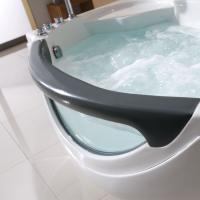 China 3C White Acrylic Whirlpool Bathtub M1810 Pure Sanitary Grade 1800×1000×680mm for sale