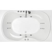 China M1811 Whirlpool Acrylic Massage Bathtub Pure Sanitary Grade 1800×1100×580mm for sale