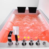 China Whirlpool Acrylic Massage Bathtub M1813-D Pure Sanitary Grade ISO9001 for sale