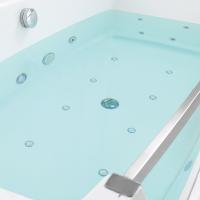 China White Whirlpool Acrylic Massage Bathtub M1822 Pure Sanitary Grade for sale