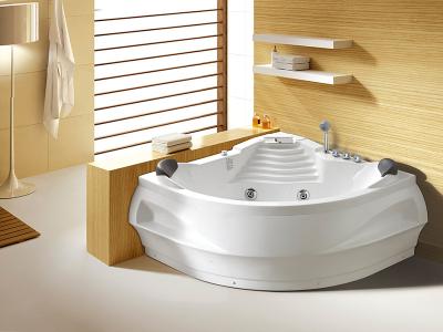 China ISO9001 PMMA Acrylic Massage Bathtub High Gloss Alkali Free M3013 for sale