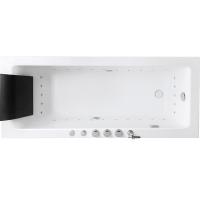 China 3C Certificate Acrylic Massage Bathtub DE001 High Gloss With Coloful LED Light for sale