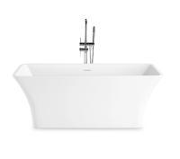 China Rectangle Acrylic Free Standing Bathtub Simple Bath SP1842 CUPC Certified for sale