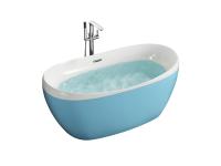 China ISO9001 Free Standing Acrylic Bath Rectangle SP1837 1500×760×650mm for sale