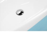 China ISO9001 Free Standing Acrylic Bath Rectangle SP1837 1500×760×650mm for sale