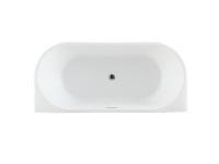 China White Acrylic Free Standing Bathtub Simple Bath SP1838 1700×790×580mm for sale