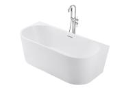 China White Acrylic Free Standing Bathtub Simple Bath SP1838 1700×790×580mm for sale