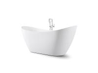 China Sanitary Acrylic Free Standing Bathtub SP1870 Stand Alone Fade Resistant for sale