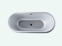 China Fade Resistant Acrylic Freestanding Tub , SP1716 Rectangle Freestanding Bathtub for sale