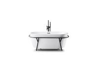China Alkali Free Acrylic Free Standing Bathtub Rectangle SP1891 3C Certification for sale