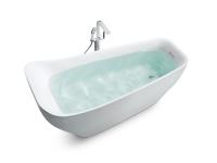 China Rectangle Antibacterial Acrylic Stand Alone Bathtub SP1846 1700×790×740mm for sale