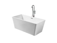 China CUPC Certified Acrylic Free Standing Bathtub Ergonomic SP3638 1500×700×580mm for sale