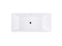 China CUPC Certified Acrylic Free Standing Bathtub Ergonomic SP3638 1500×700×580mm for sale