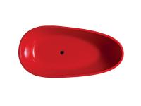 China Acrylic Free Standing Soaking Tub SP1893 Eco Friendly Red Antibacterial for sale