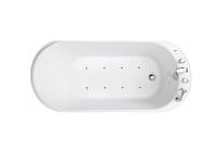 China White Acrylic Free Standing Bathtub Bath SP1028 Comfortable To Sit And Lie for sale