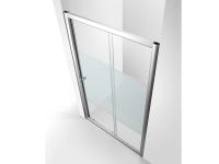 China Sanitary Grade tub shower doors dual handle LA24-006 Customized size for sale