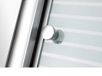 China Sanitary Grade tub shower doors dual handle LA24-006 Customized size for sale
