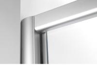 China Sanitary Grade tub shower doors dual handle LA24-006 Customized size for sale
