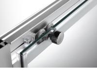 China Sanitary Grade tub shower doors dual handle LA24-006 Customized size for sale