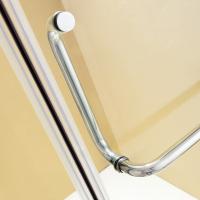 China Dual Sliding Glass Bath Shower Door Sanitary Grade Shower Door LB02-008 for sale