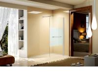 China LB03-008 Bathtub Glass Door Sanitary Grade Dual Handle Shower Door for sale