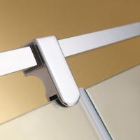 China LB04-10 Bath Shower Door Dual Sliding Glass Sanitary Grade Shower Door for sale