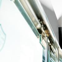 China Tempered Glass Tub Shower Doors Sanitary Grade Shower Door LBS523-6 for sale