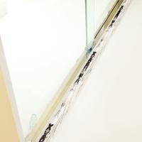 China Sanitary Grade Bath Shower Door Dual Sliding Glass LBS7825 Customized for sale