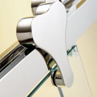 China Sanitary Grade Bath Shower Door Dual Sliding Glass LBS7825 Customized for sale