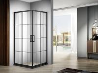 China Sliding Glass Bath Shower Enclosure LBS2482-B TG RG 800×800×2050mm for sale